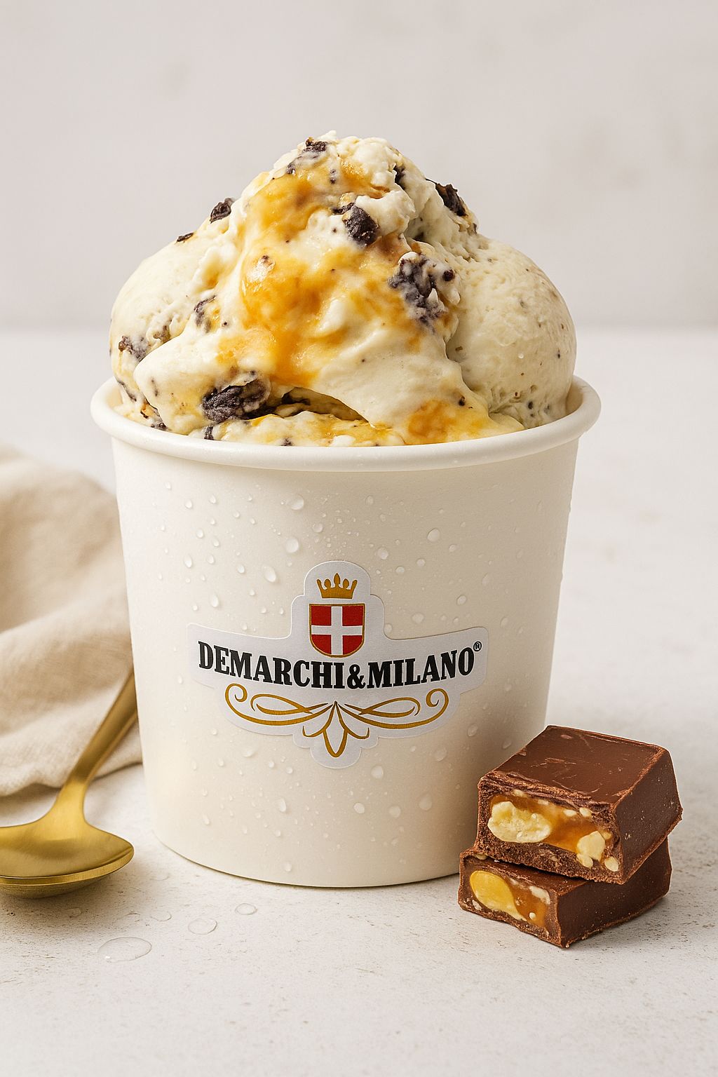 Helado Caramelo Snickers – Demarchi Milano
